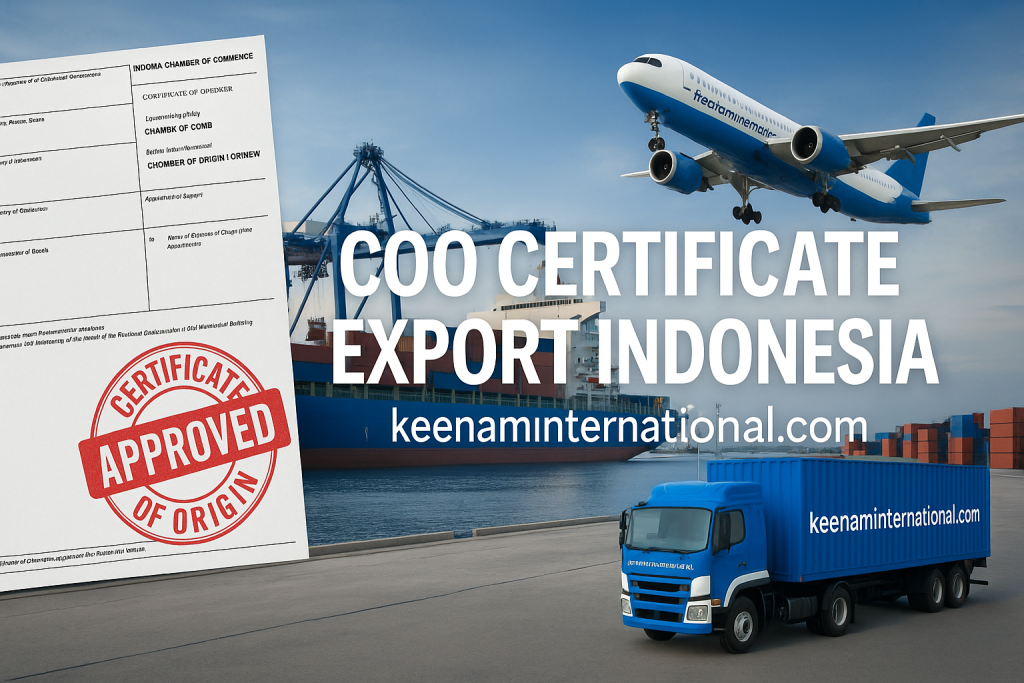 COO Certificate Export Indonesia | Legal Documentation International