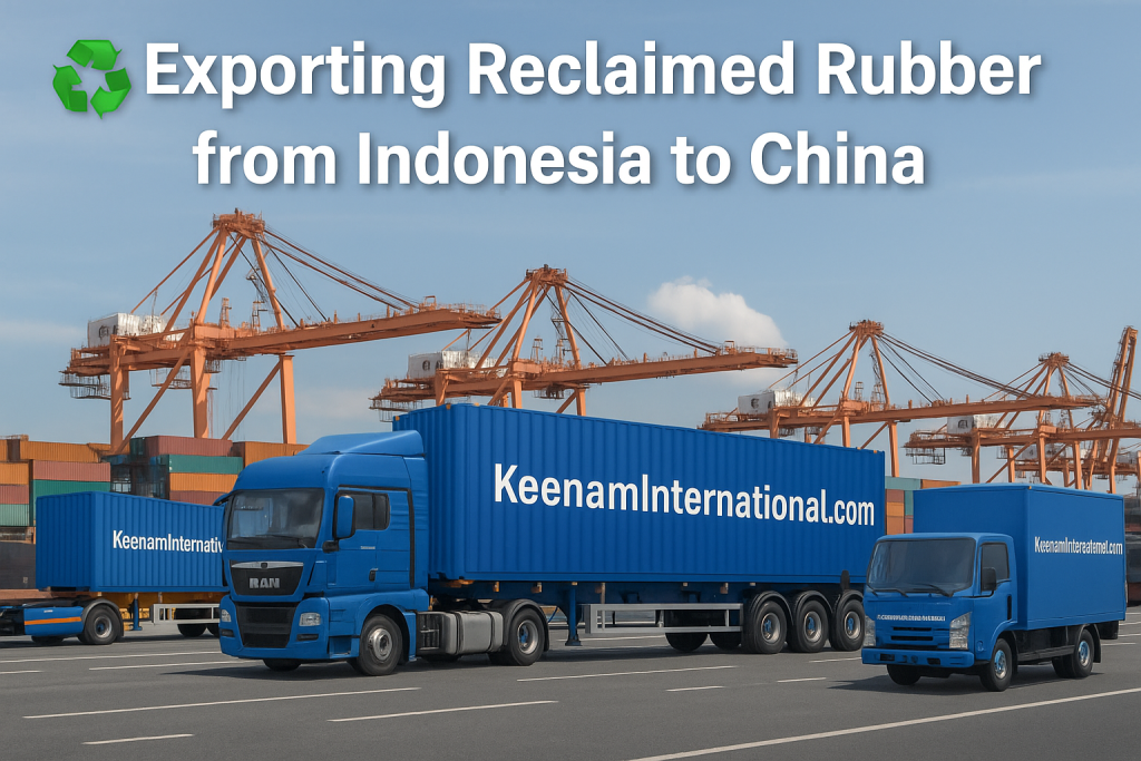 Export Reclaimed Rubber from Indonesia to China