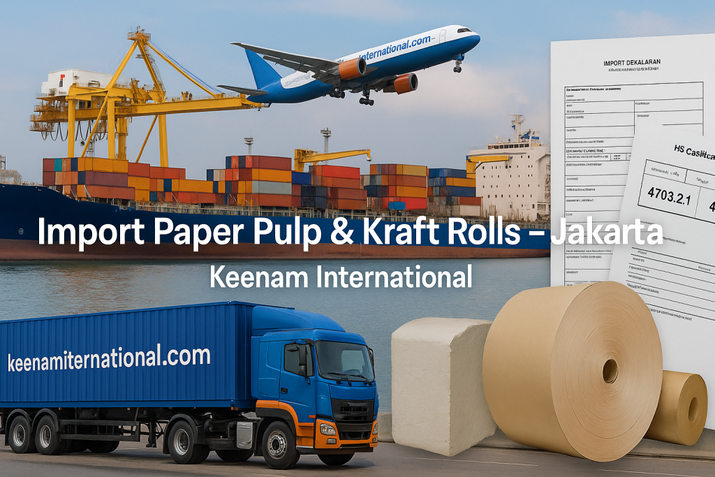 Import Paper Pulp and Kraft Rolls