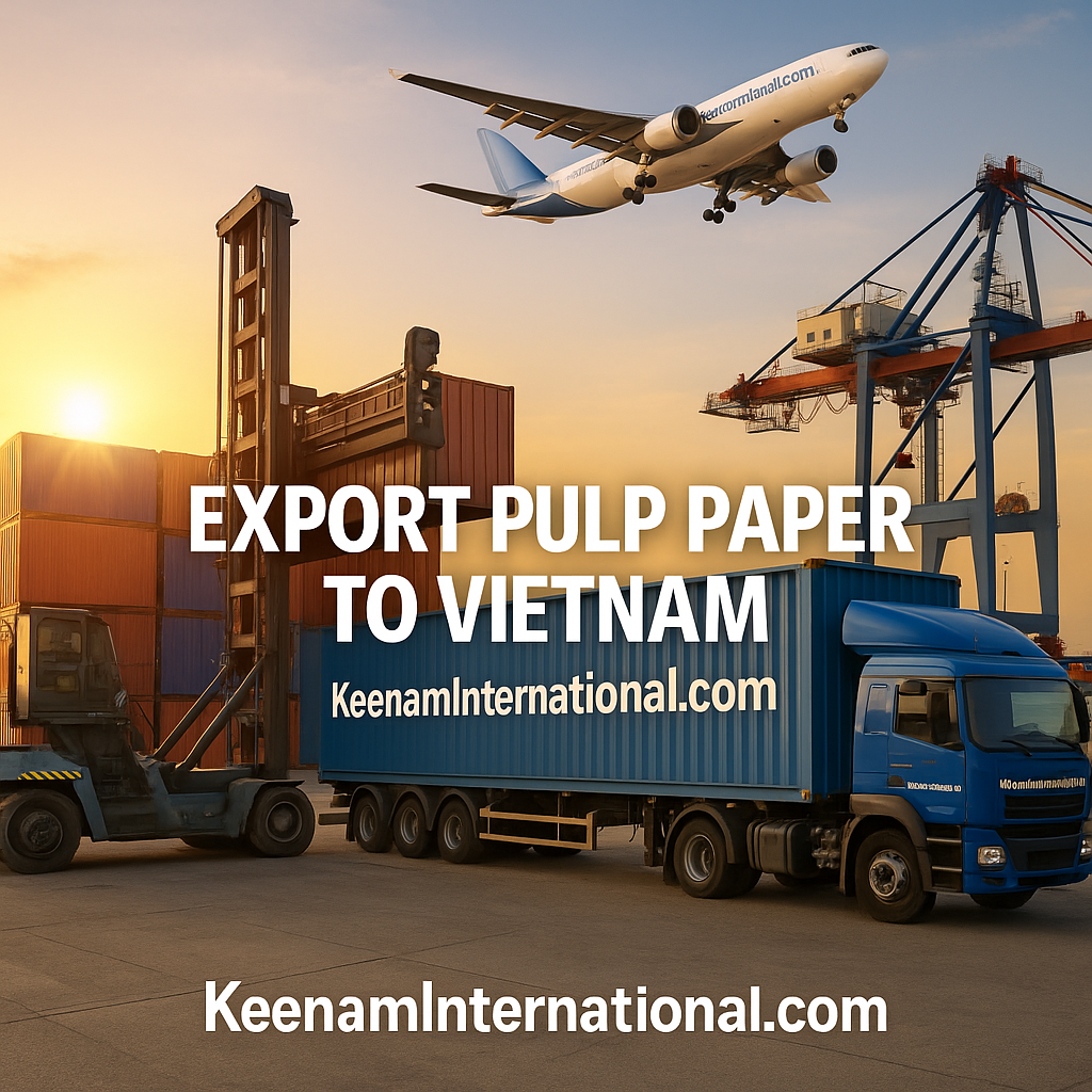 EXPORT PULP PAPER TO VIETNAM